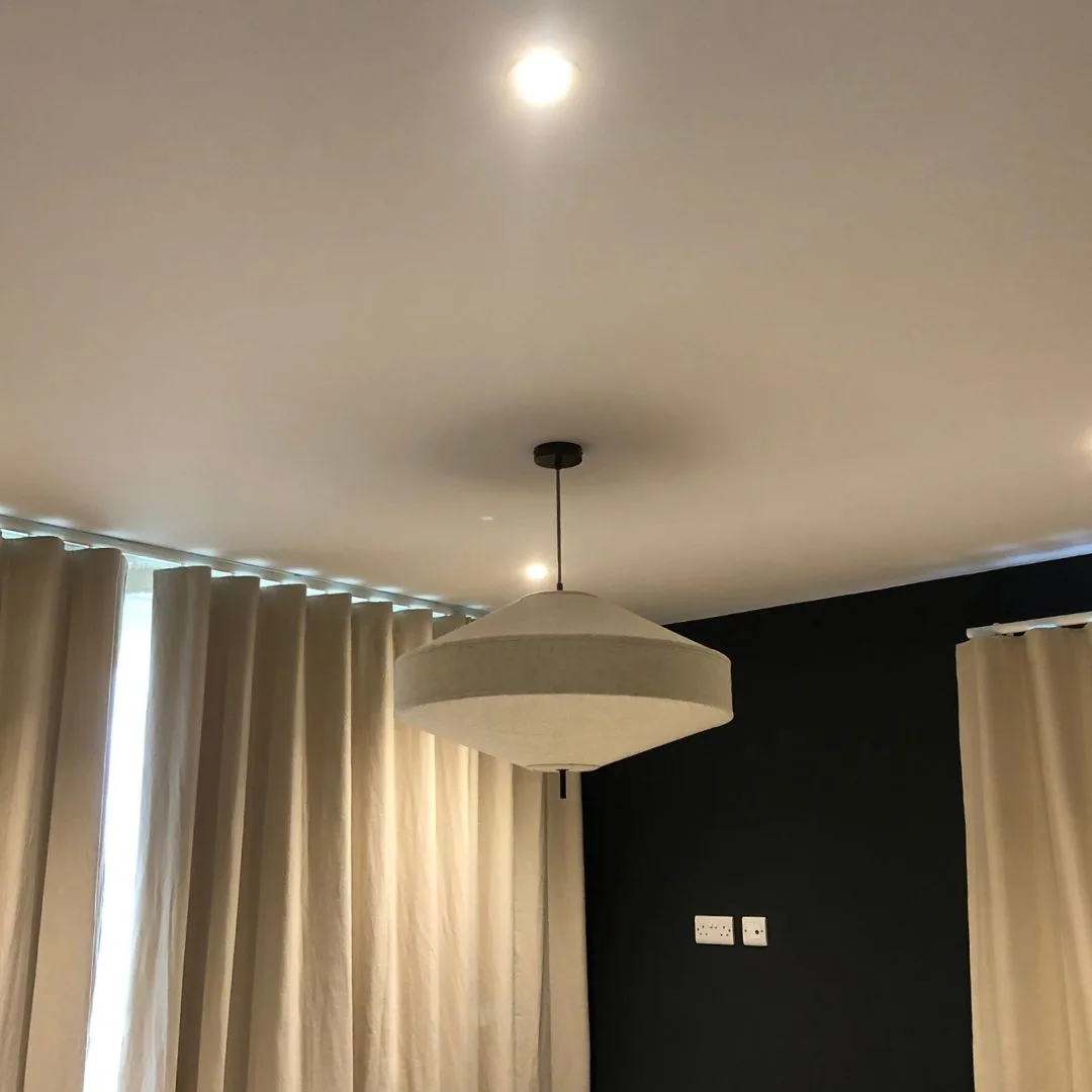 Stylish Bedroom Light Fitting Installation - Padstow - Wave Electrical ...